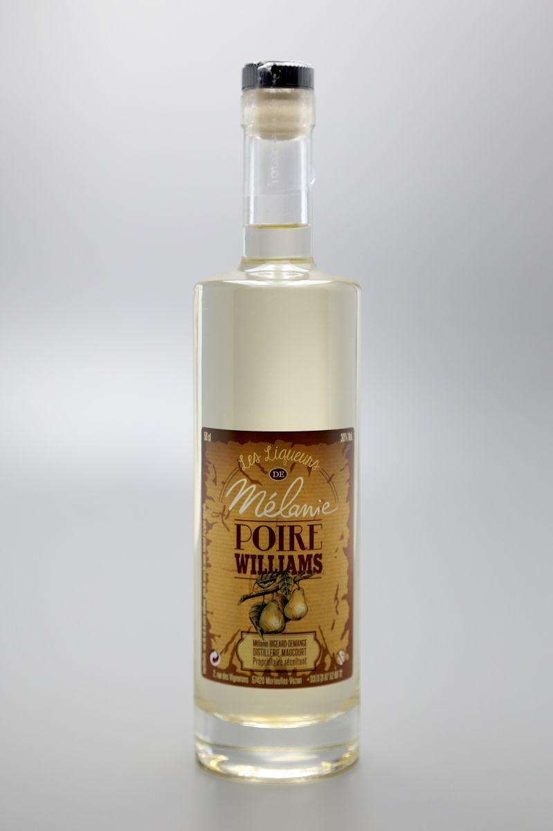 Liqueur de Poire Williams - Distillerie de Mélanie - eau-de-vie de ...